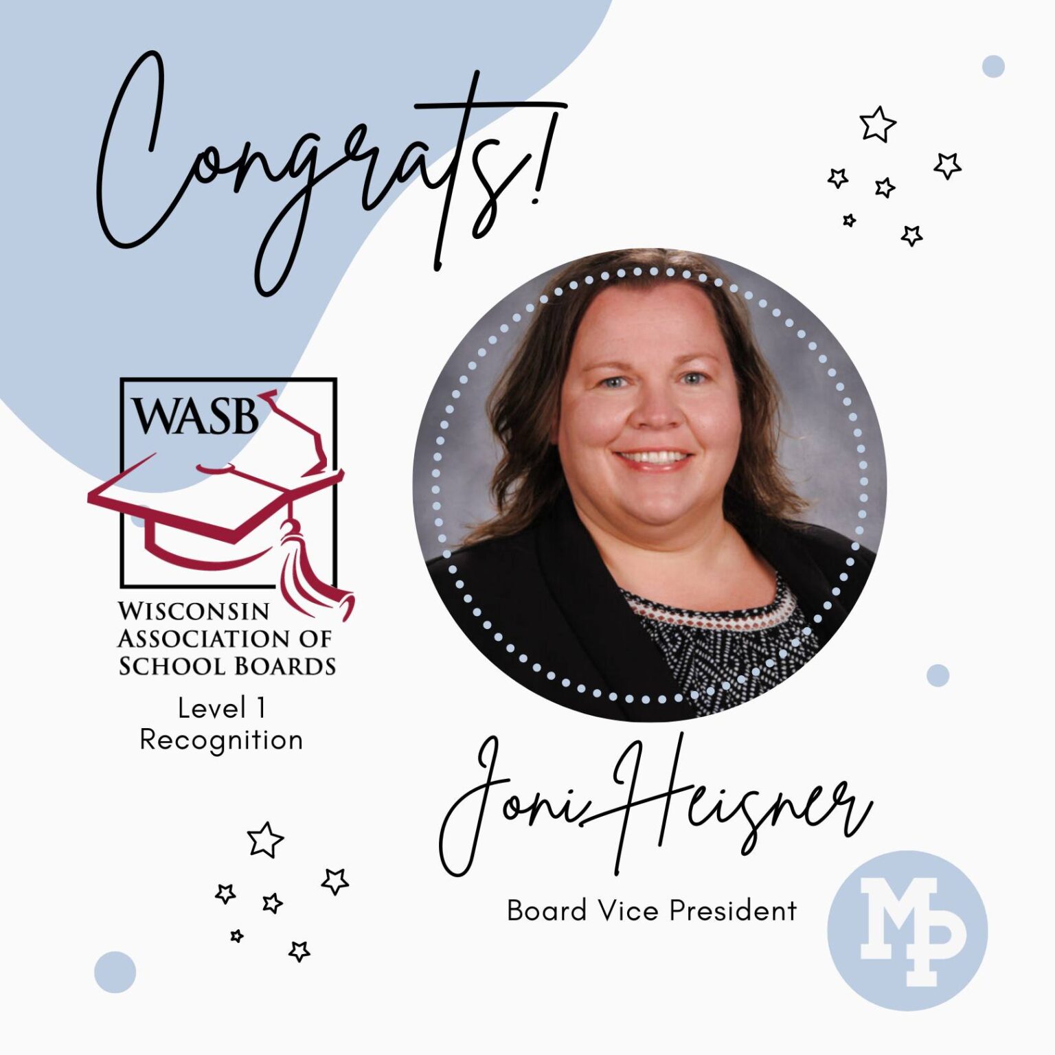 Mineral Point School District | Heisner Receives WASB Recognition