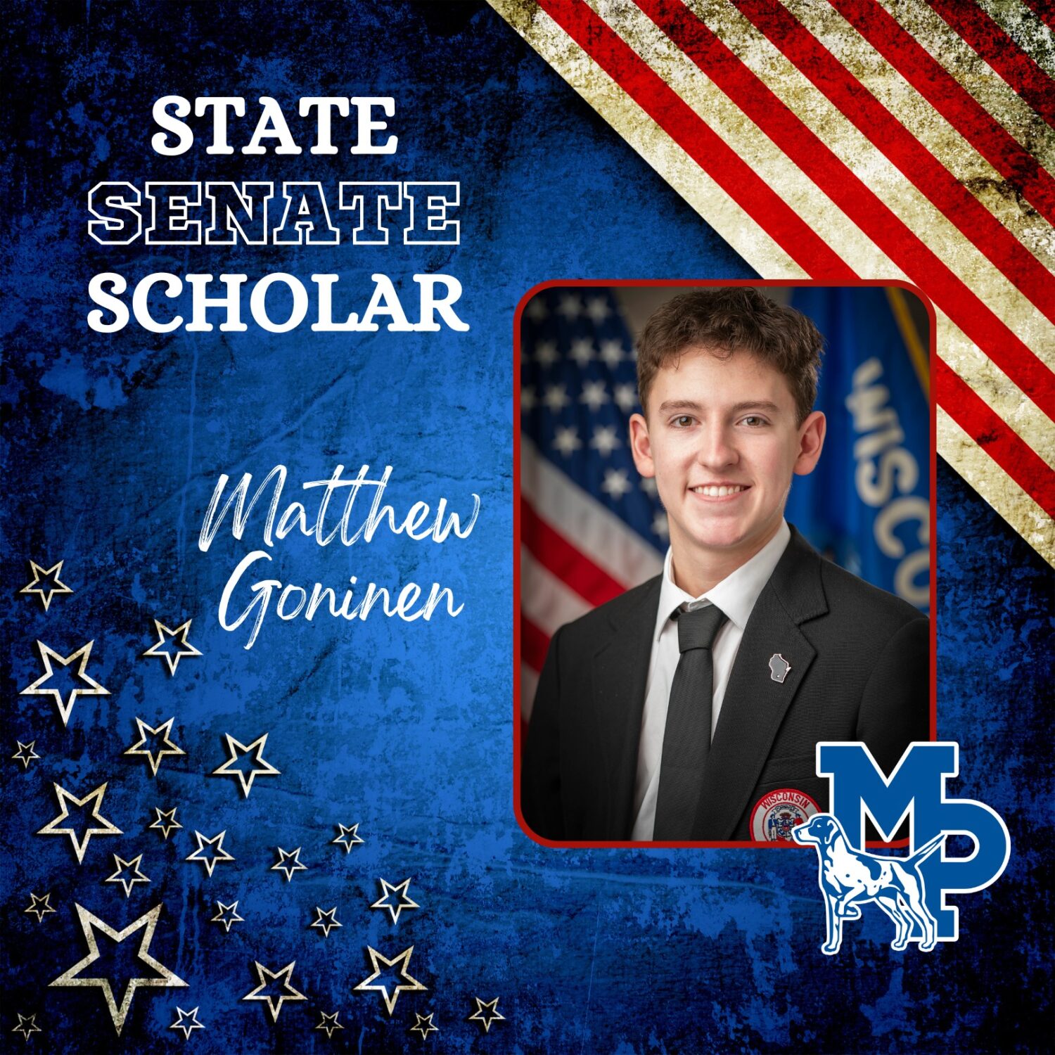 Mineral Point School District | Goninen is State Senate Scholar