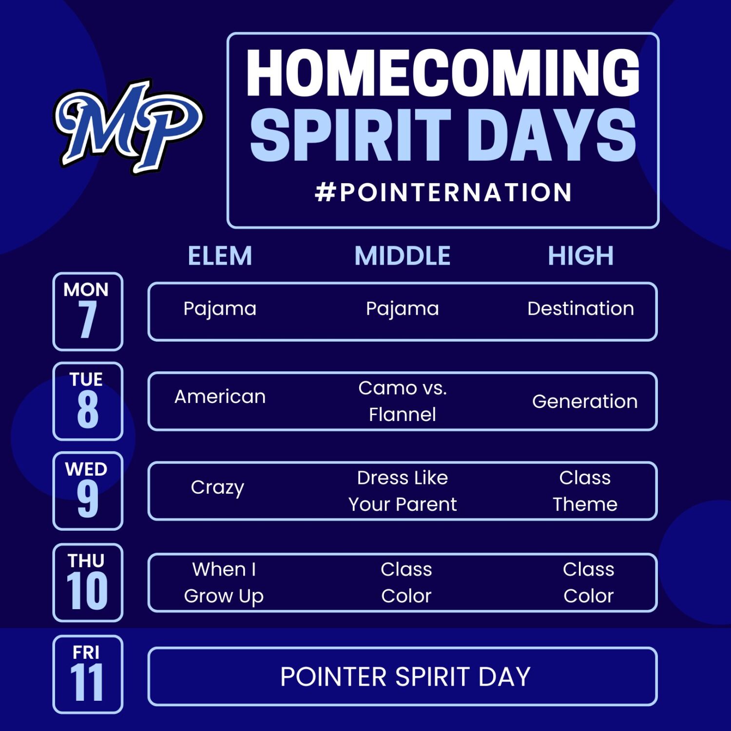 Mineral Point School District | Homecoming 2024
