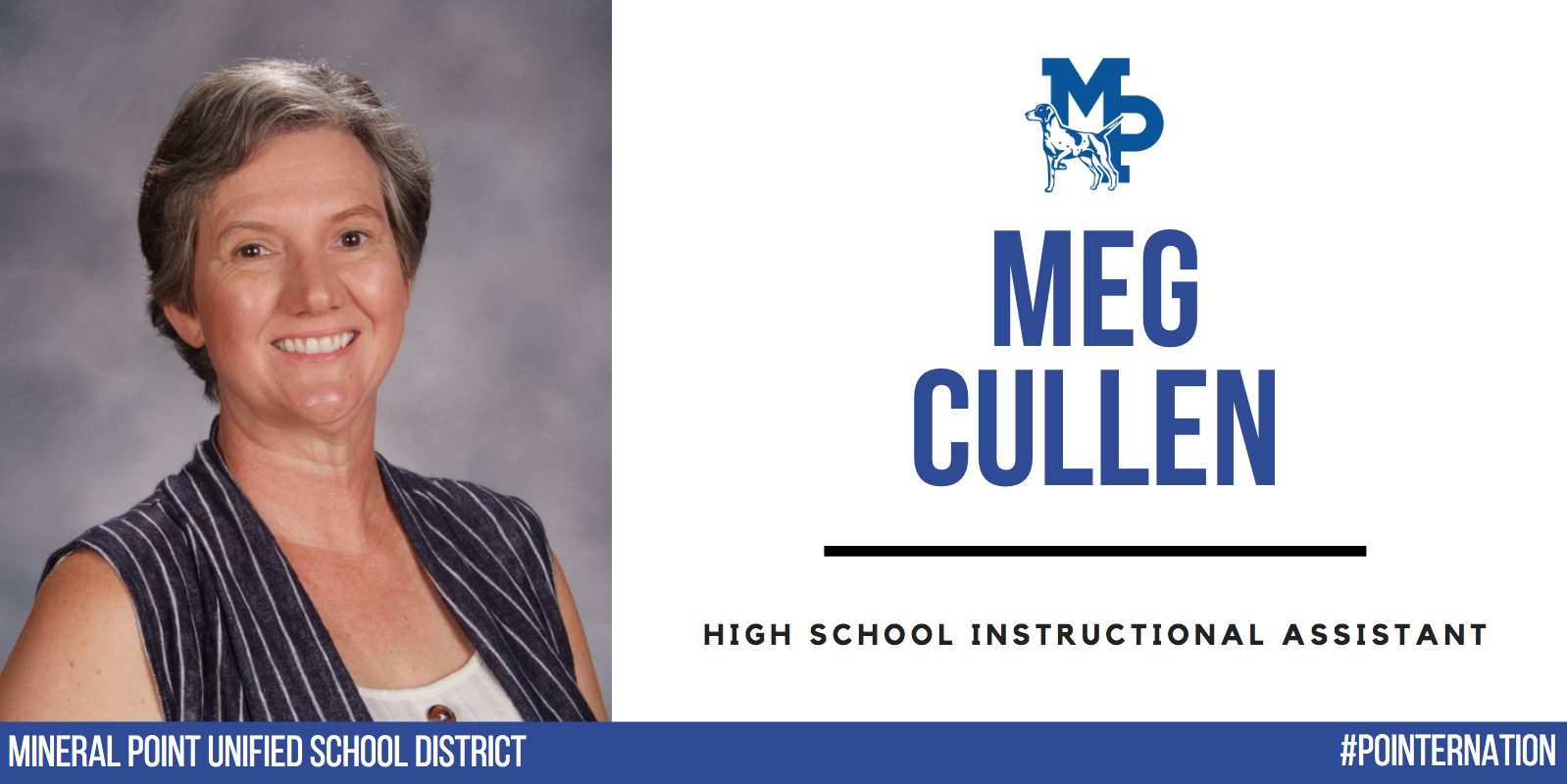 Mineral Point School District | #PointerNation Welcomes Meg Cullen