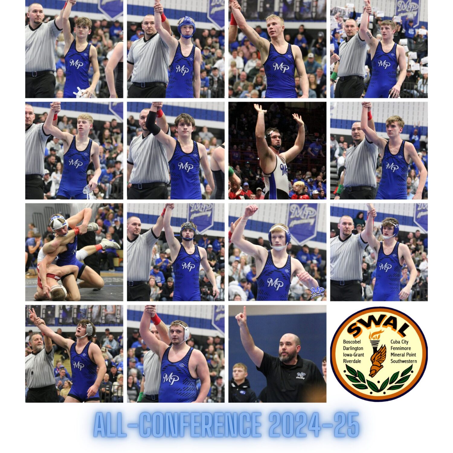 Mineral Point School District | SWAL All-Conference Wrestling 2024-25